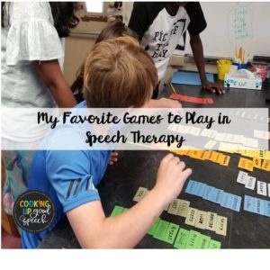 My Favorite Games to Play in Speech Therapy with Older Students